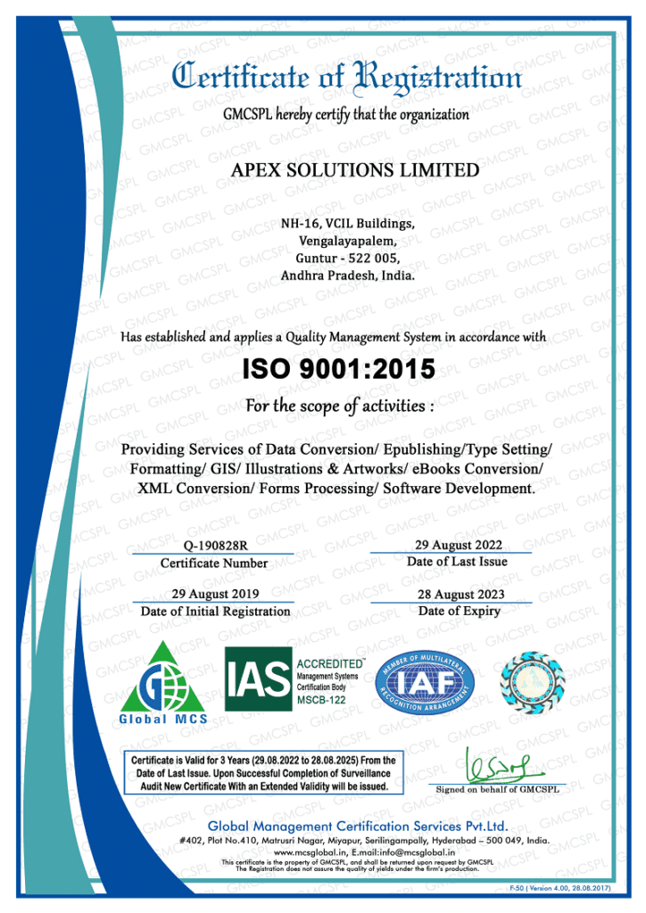 About Our Company - Apex Solutions LTD